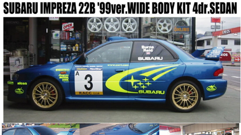 SUBARU IMPREZA 22B ’99VER. WIDE BODY KIT 4DR.SEDAN – ラ・アンスポーツ／Launsport