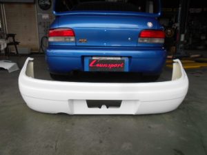 WRC CUSTOM 22B WIDE BODY KIT GC8 4Dr セダン用 – ラ・アンスポーツ／Launsport